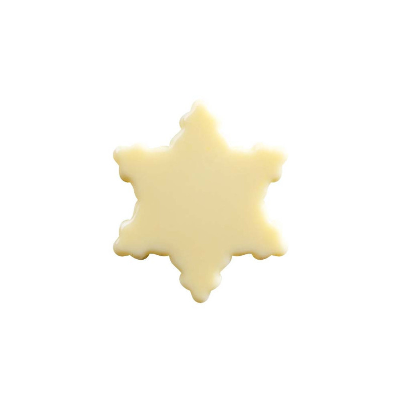 Snowflakes Dark Chocolate. Cbc. White Chocolate 3 Designs 4.3X3.7 Cm