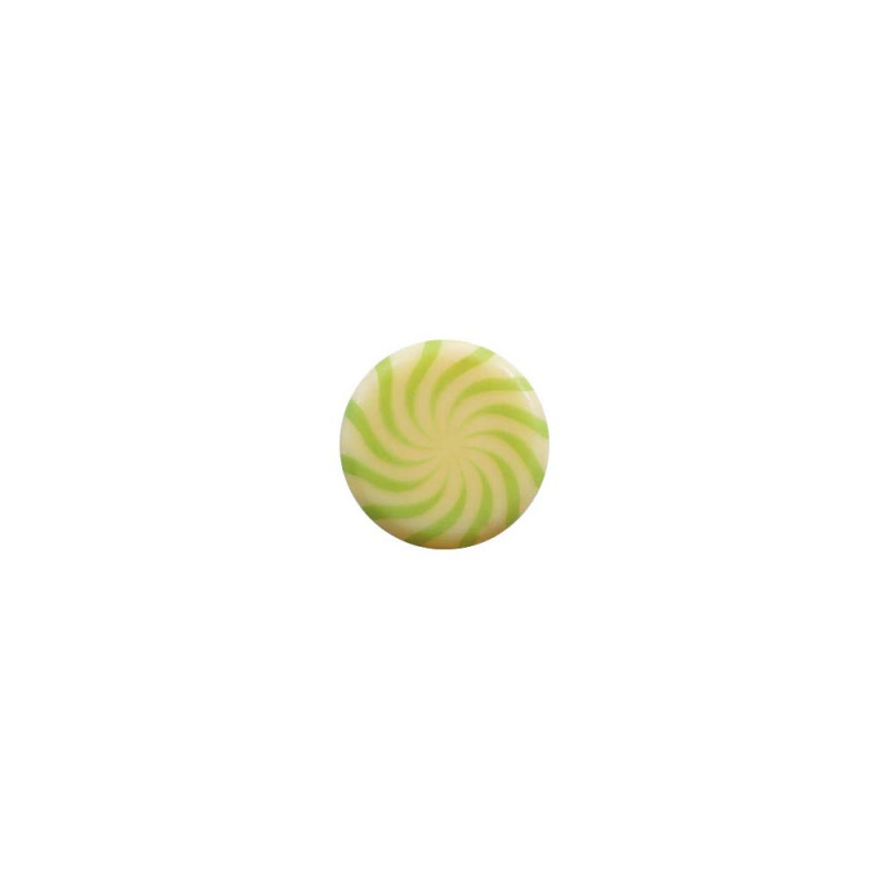 Rounds White Chocolate Candy 4 Designs 2Cm